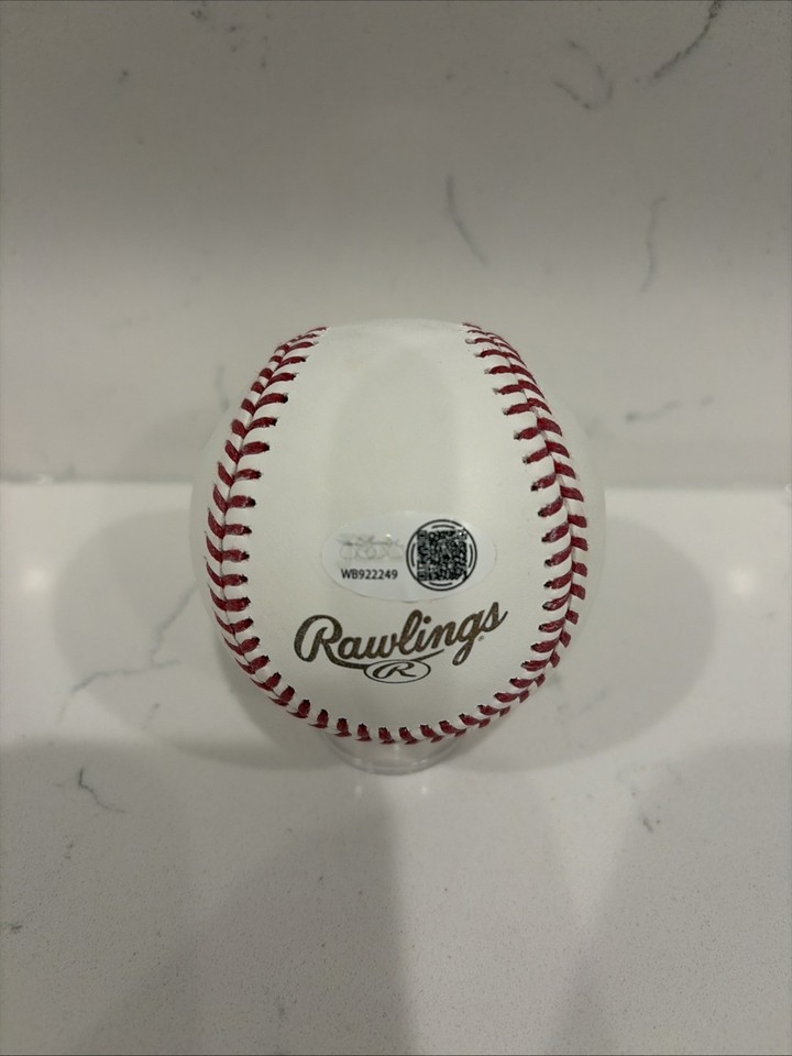 JOHN LACKEY Autographed 2016 World Series Chicago Cubs Baseball JSA ...