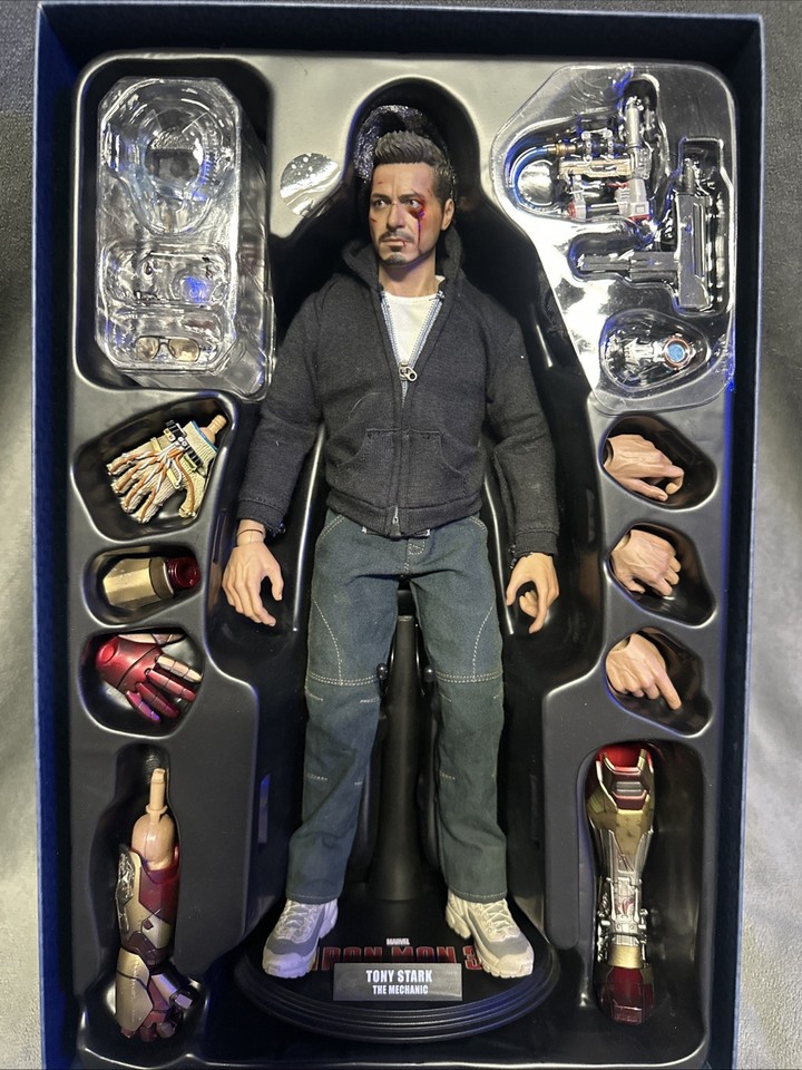 Hot Toys MMS209 'Iron Man 3' Tony Stark The Mechanic | eBay