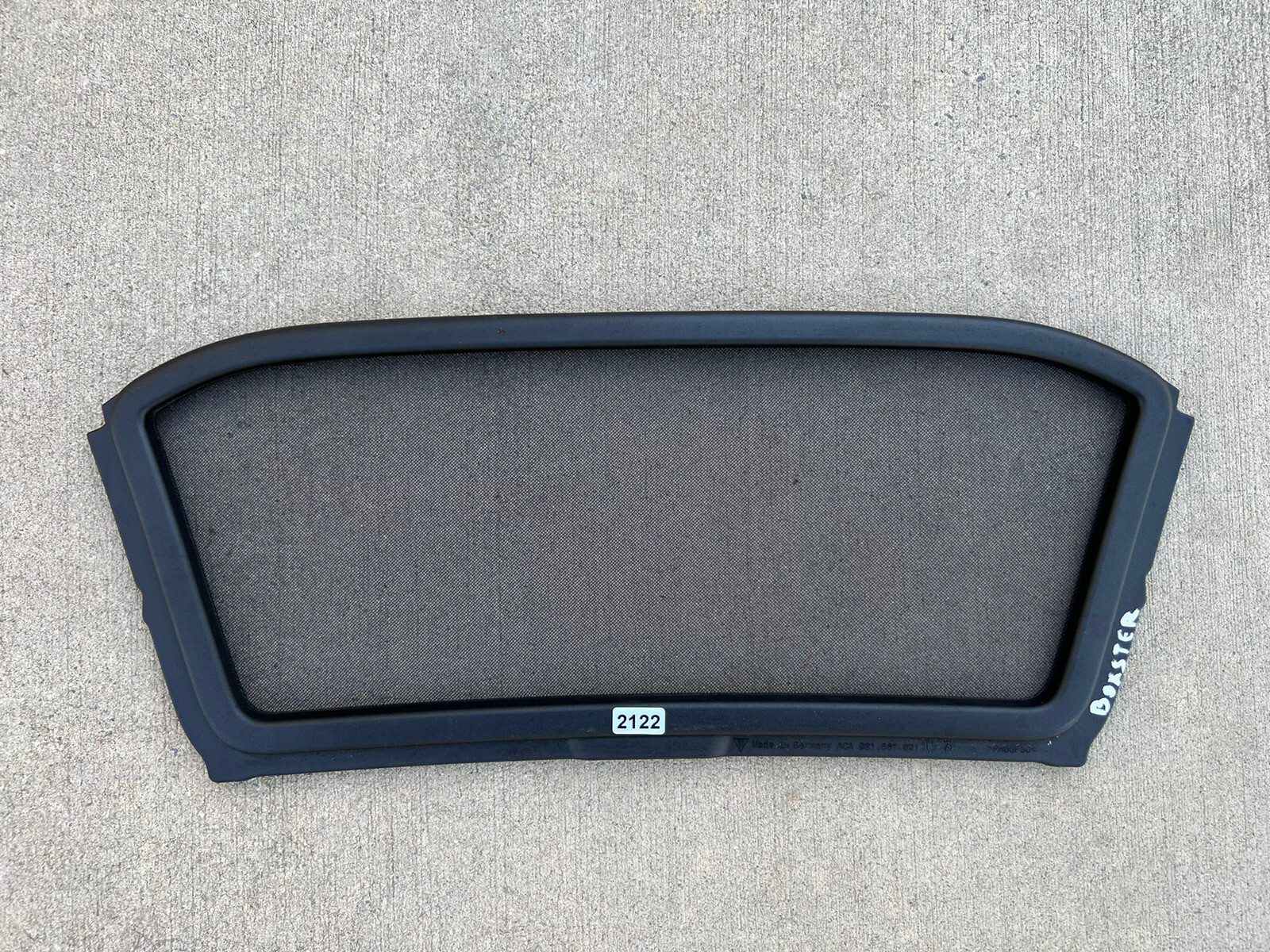 Porsche 981 Boxster Mesh Windscreen Wind Deflector Screen 13-16 OEM for ...