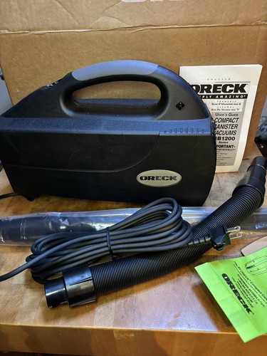 New! Oreck Compact Canister Vacuum-Handheld Canister Cleaner & Blower ...