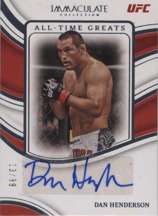 2023 Panini Immaculate Collection UFC - All-Time Greats Signatures Dan ...