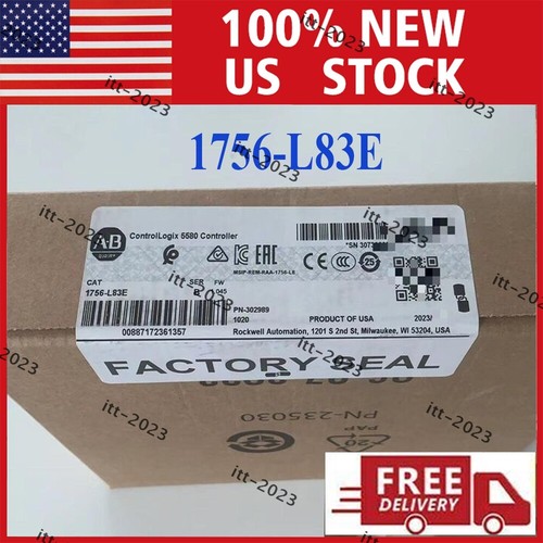 New 1756-L83E Allen-Bradley 1756-L83E ControlLogix 5580 Controller ...