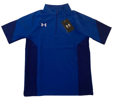 UNDER ARMOUR Youth Motivate 1/4 Zip Short Sleeve Warmup Top 1351408 ...