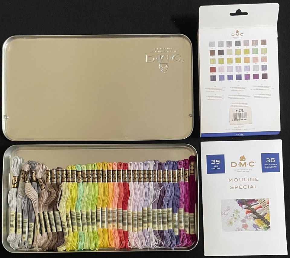 7xNeedlepoint/Embroidery THREAD DMC 35 New Color Floss Collection+ 5 ...