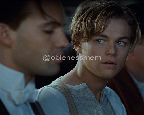 8x10 TITANIC MOVIE GLOSSY PHOTO 1997 cal and jack billy zane leonardo ...