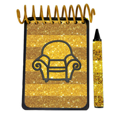 Handcrafted GOLDEN Handy Dandy Notebook | eBay