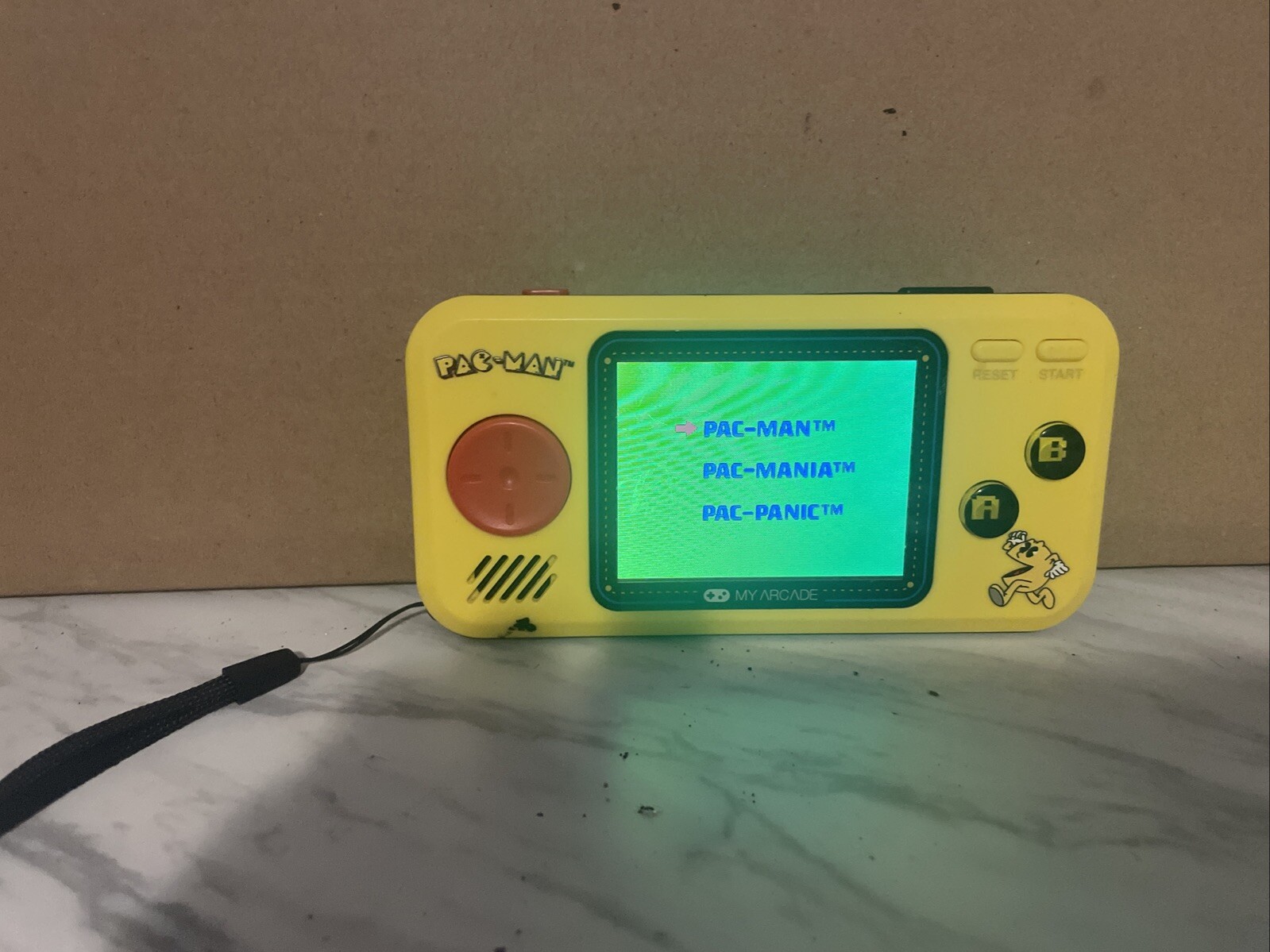 Pac - Man MyArcade Pocket Player Handheld Game Console 3 Built-In games ...