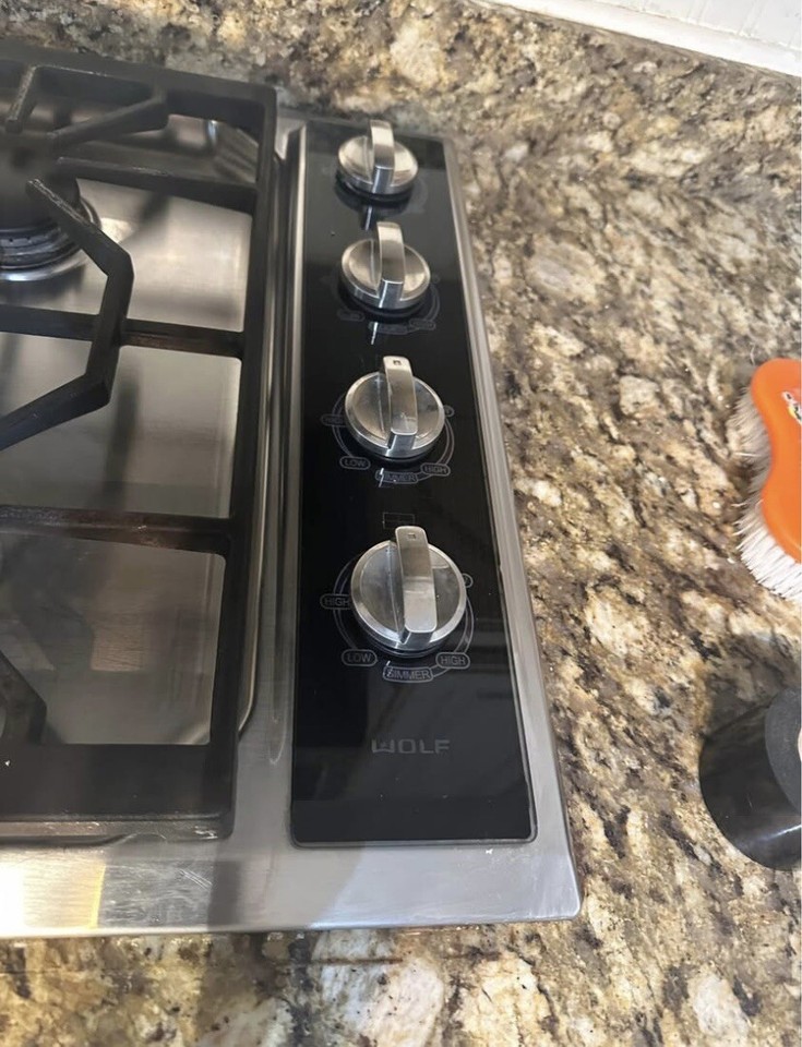 Wolf 30 inch 4-Burner Gas Cooktop - Model CT30G/S | eBay