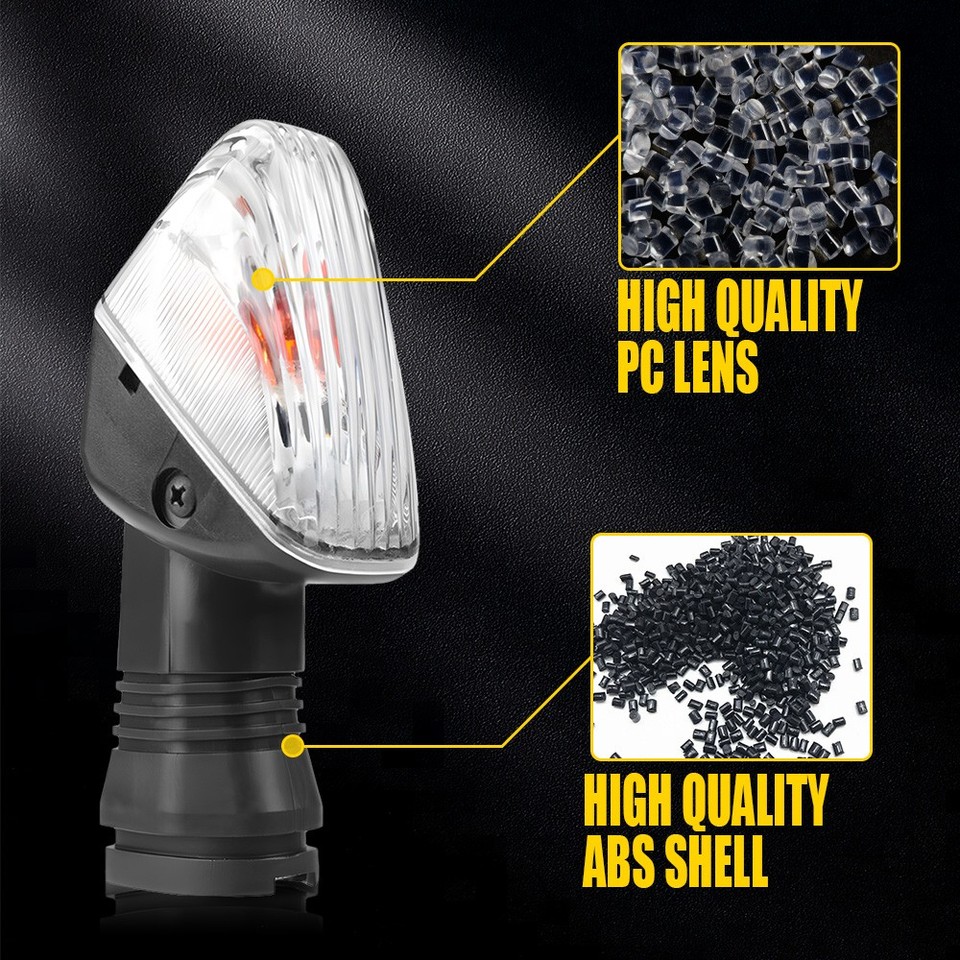 Front/Rear Turn Signal Lights For KAWASAKI NINJA 250 300 400 650 Z650 ...