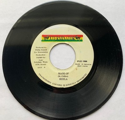 SIZZLA-XTERMINATOR-MADE OF-VERSION-7" 45RPM-1998 REGGAE JAMAICA IMPORT ...