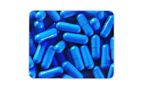 Blue Pill Matrix Mouse Mat Pad - Pharmaceutical Rabbit Hole Fun PC Gift ...