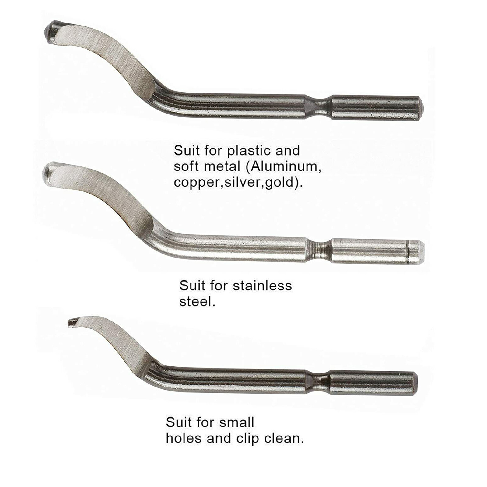 Deburring Tool + 15 High Speed Steel Rotary Burr Removal Blades ...