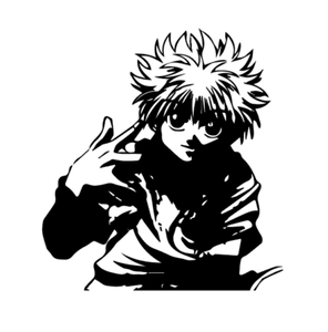 Killua Zoldyck Hunter X Hunter decal sticker for car/truck laptop ...