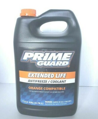 PRIME GUARD FULL STRENGHT ANTIFREEZE COOLANT ORANGE 1 GALLON LOCAL ...