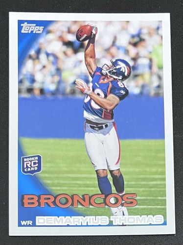 Demaryius Thomas 2010 Topps ROOKIE #275 - Denver Broncos B | eBay