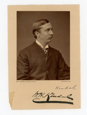 Vintage Photo William Hunter Kendal English actor and theatre manager ...