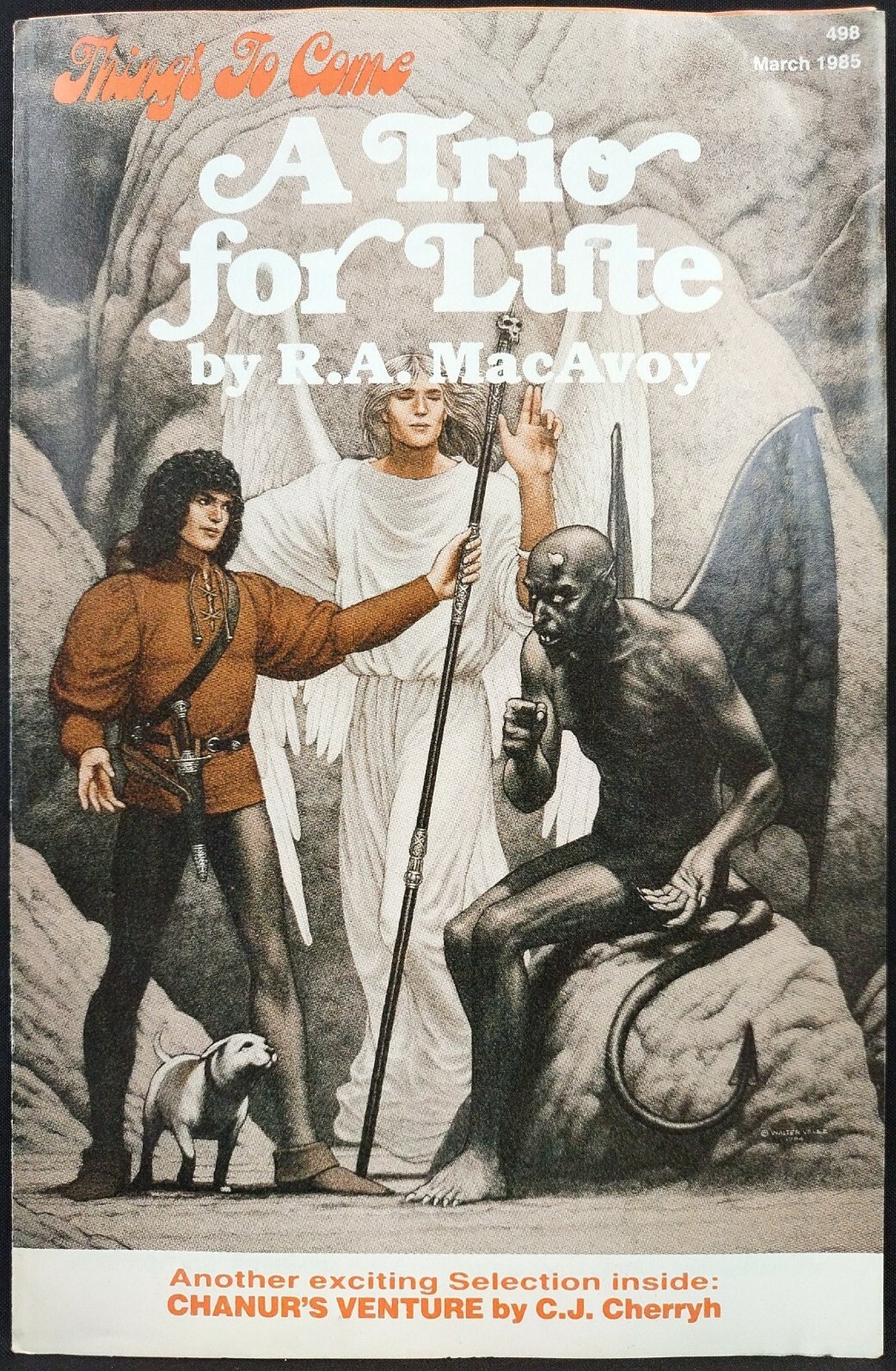 Things To Come SFBC Newsletter March 1985 RA MacAvoy Walter Velez Cover ...