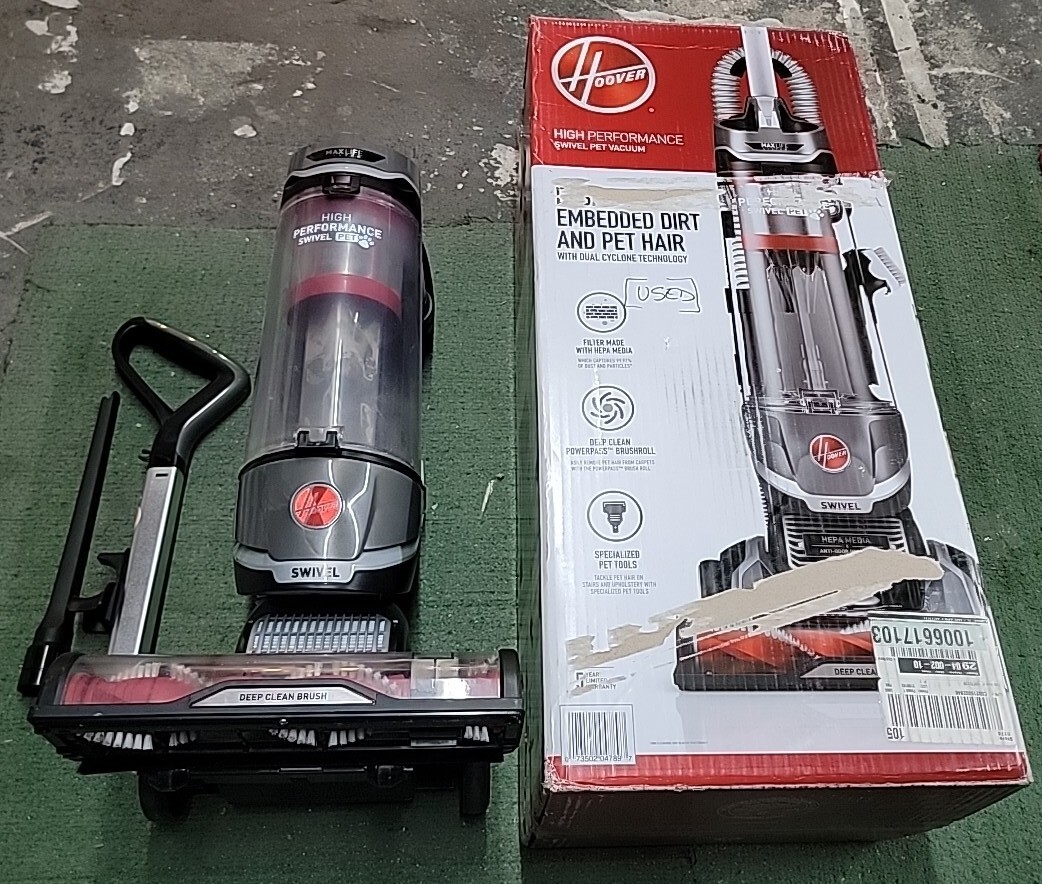 Hoover MaxLife Swivel Pet Bagless Upright Vacuum Cleaner Model UH75120 ...