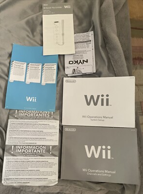 Nintendo Wii Operations Manuals and Quick Setup Guide | eBay
