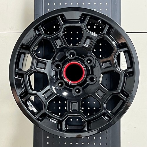 17" W217 PRO STYLE GLOSS BLACK WHEELS RIMS FITS TOYOTA 4RUNNER FJ ...