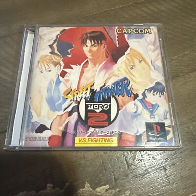 Street Fighter Zero/Alpha 2 Sony PlayStation PS1 Japan Import US Seller ...