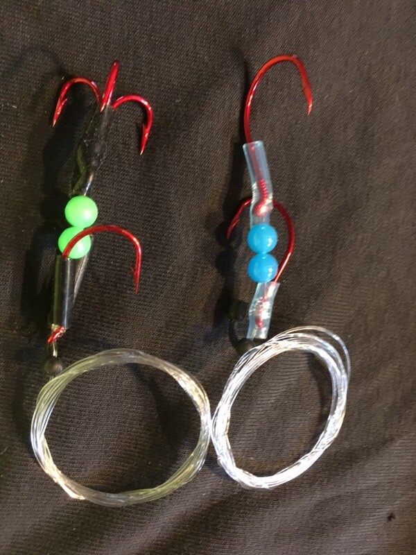 High Percentage Salmon Trolling Rigs- Bait/Meat Rig Completing Kit W ...