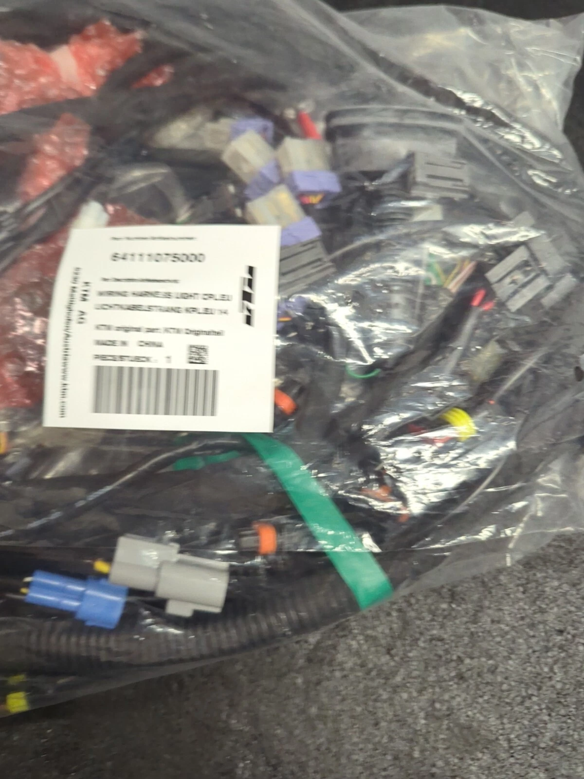 NEW 2018-2021 KTM Duke 790 Main Wiring Harness Loom Relays 64111075000