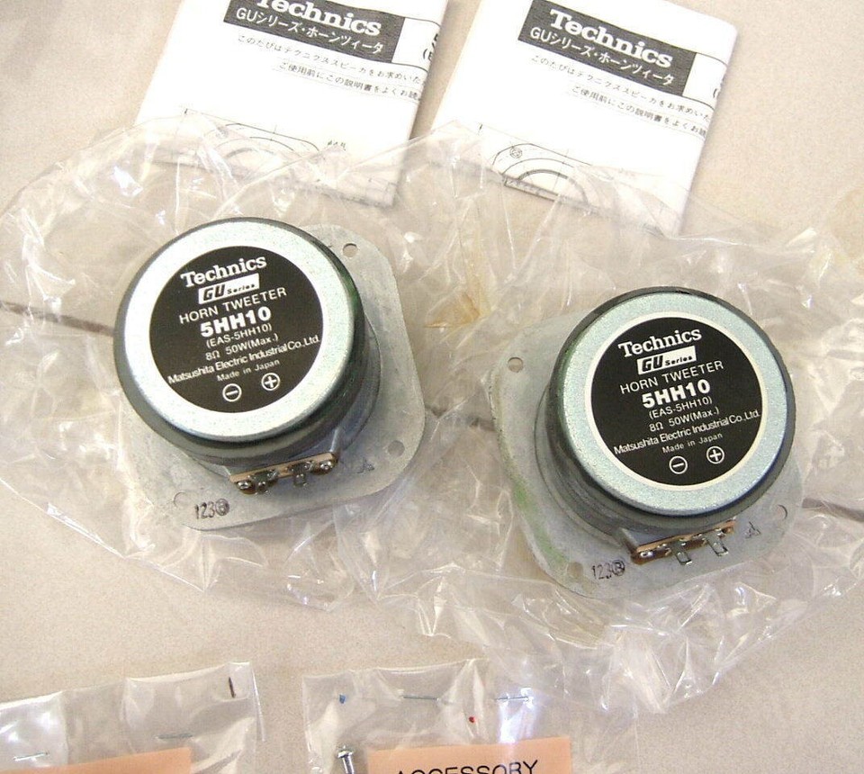 Technics EAS-5HH10 Horn Tweeter Pair NOS NEW JP | eBay