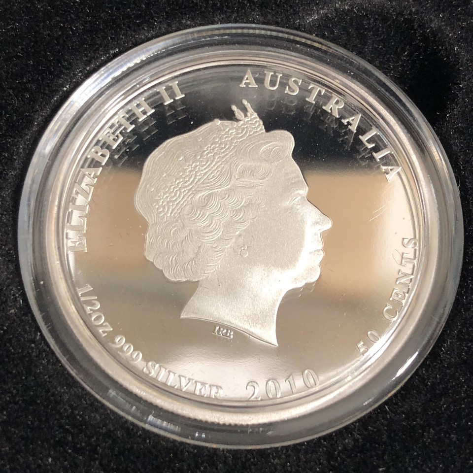 Sea Life I&2 Australia Perth Mint Pure Silver Proof 10-Coin Set 1/2 Oz ...