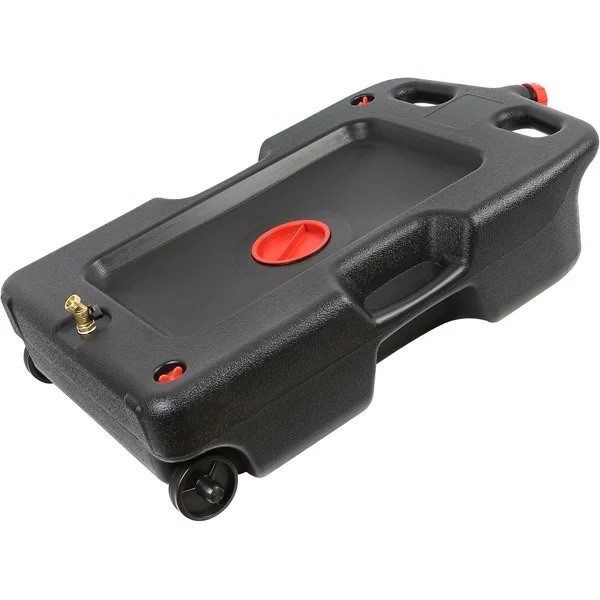 Heavy Duty 58L OIL DRAIN PAN WITH WHEELS | eBay UK