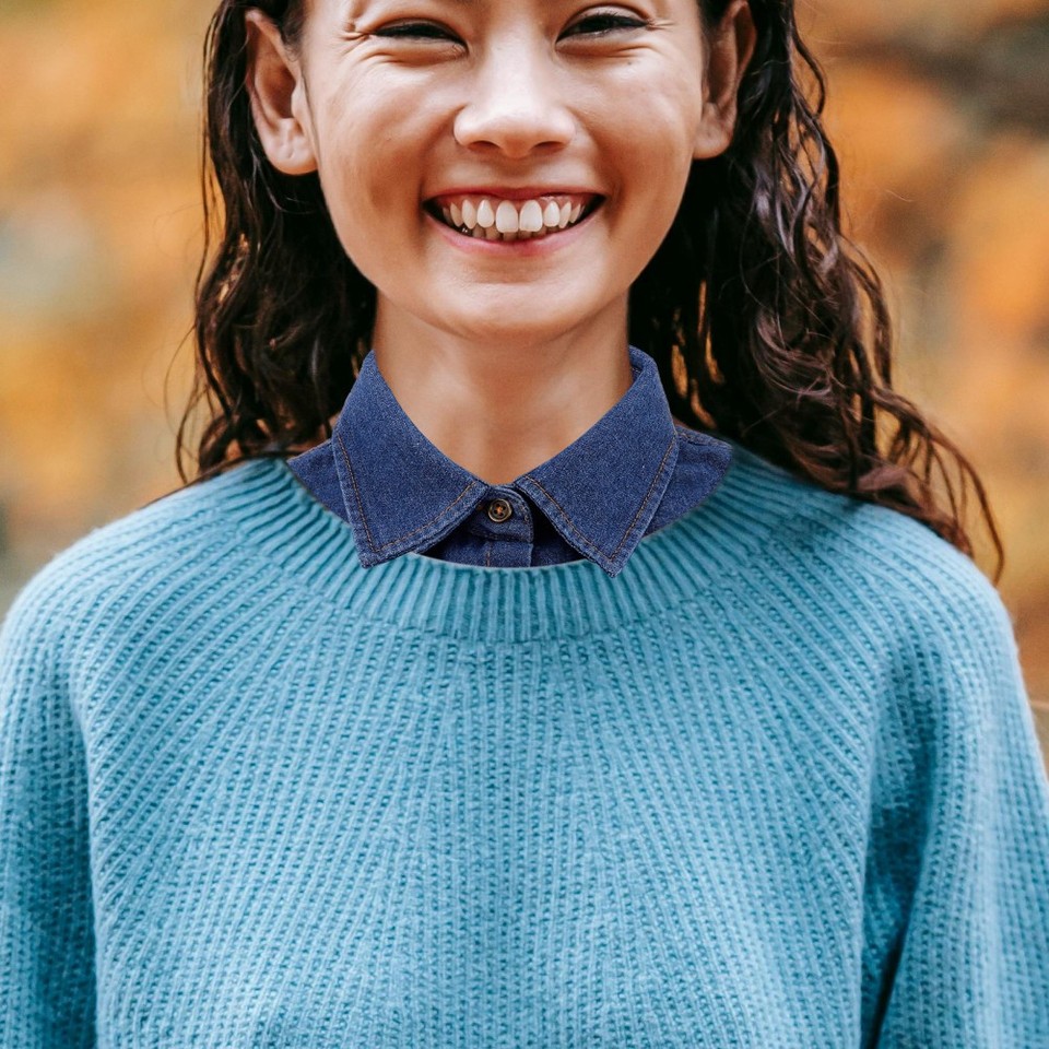 Blue Denim Fake Collar Half Shirt Detachable Faux Shirt Collar For ...