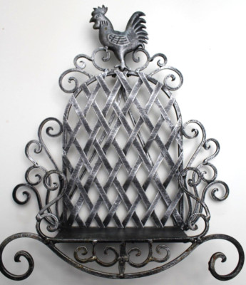 Silver Metal Cookbook iPad Stand Farmhouse Rustic | eBay