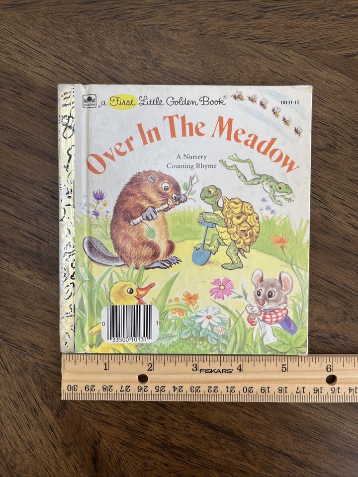 VTG First Little Golden Book Over In The Meadow #10131-15 Counting ...