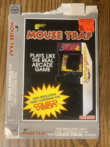 Mouse Trap Game Coleco Vision ~ BOX ONLY!!! | eBay