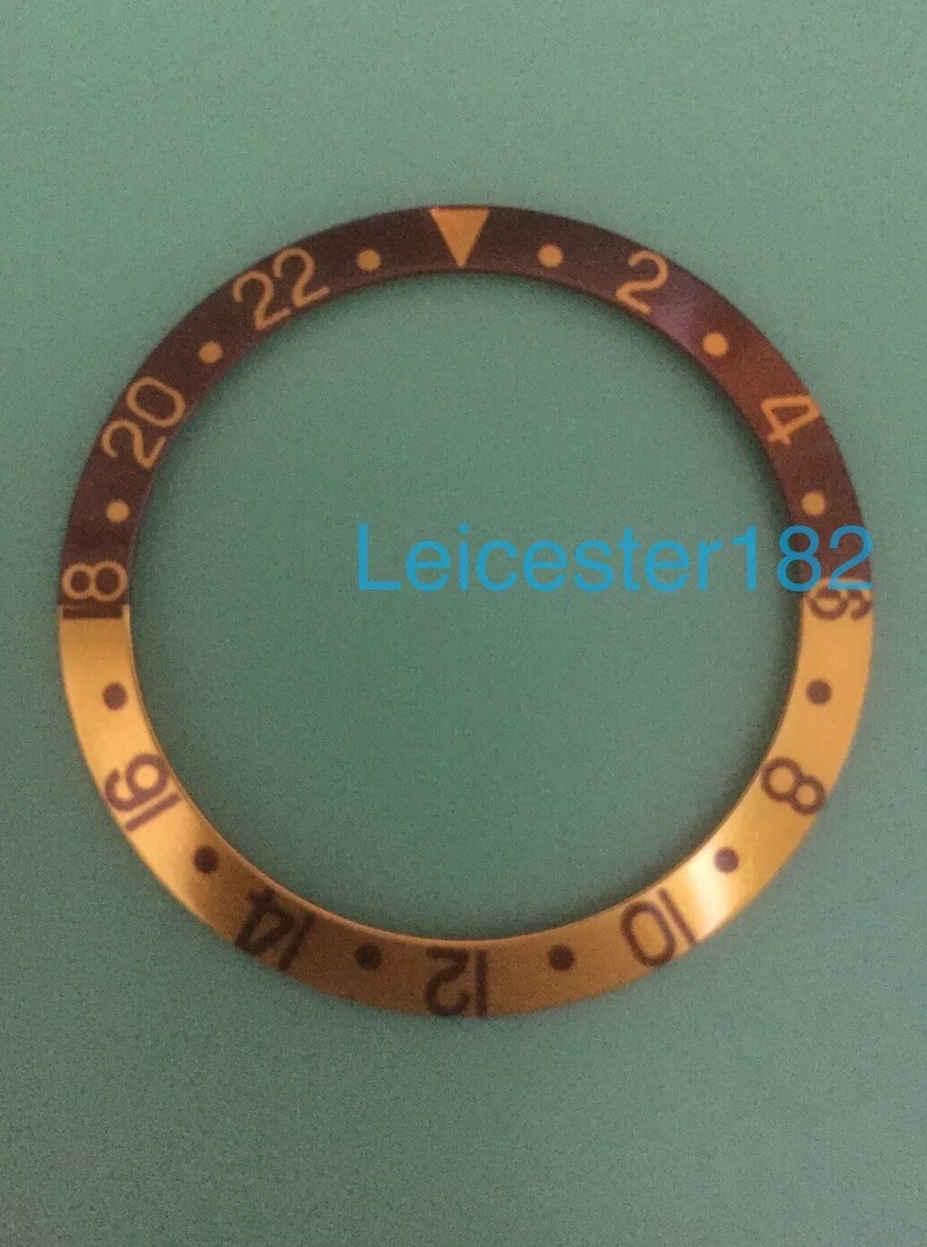 RLX Root Beer Bezel Insert For RLX GMT Master II 16713 Brown & Gold RLX ...