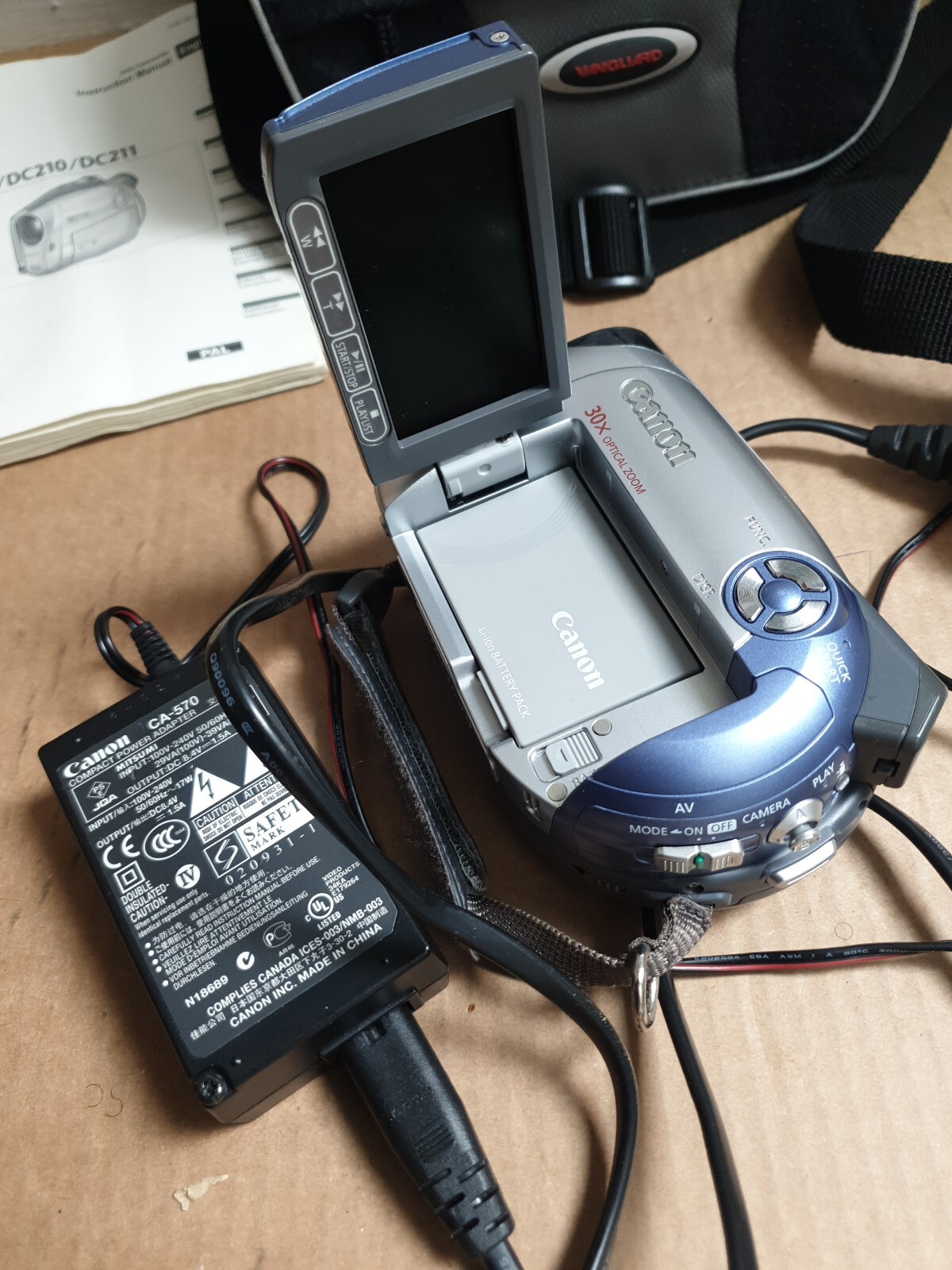 Canon DC201 Camcorder - Silver grey (US MPN) for sale online | eBay