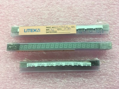 (26 PIECE LOT) LTD-2601G, LITEON, LED 7-SEG 2DIGIT GRN 0.28" CA RoHS | eBay