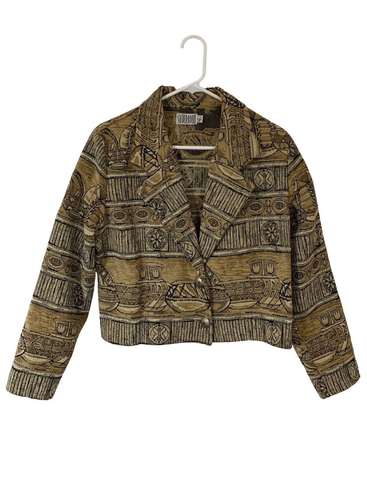 Vintage Silverado Blazer Cropped Short Waist Jacket N… - Gem