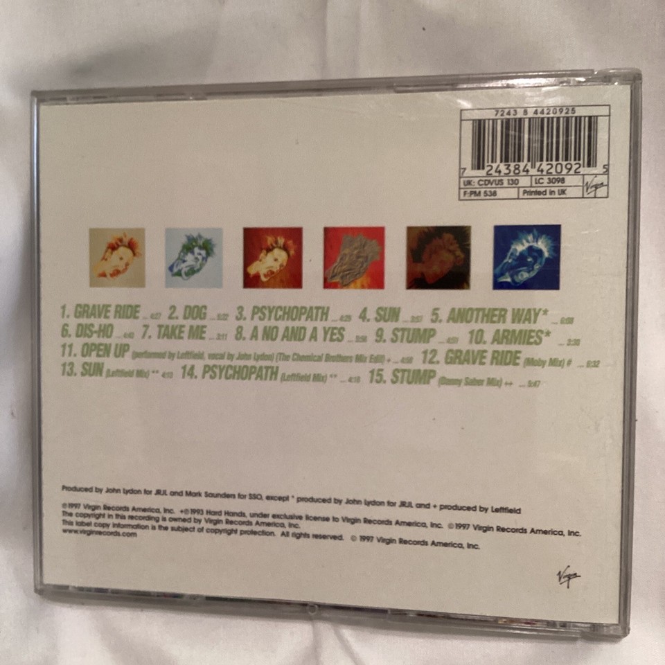 Psycho's Path by John Lydon (CD, Jun-1997, Virgin) Grave Ride Stump Dog ...