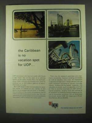 1967 UOP Universal Oil Products Ad - The Caribbean | eBay
