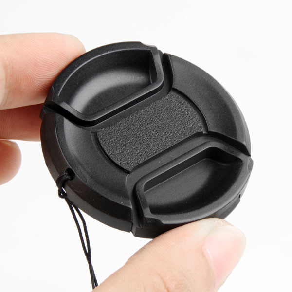 77mm 77mm Front Snap-on Lens Cap Hood For Canon Camera DSLR LC-77 LC77 ...
