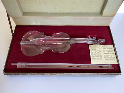 Violino Royales De Champagne cristallo 43cm Le Violin Cristalleries ...