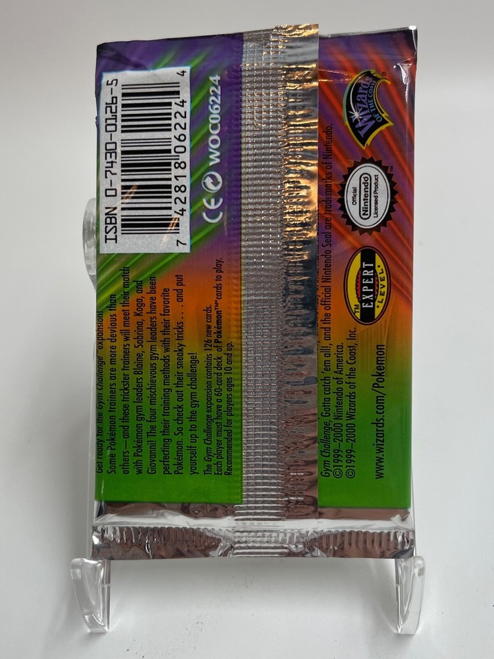 Pokemon Gym Challenge 1st Edition Booster Pack | eBay