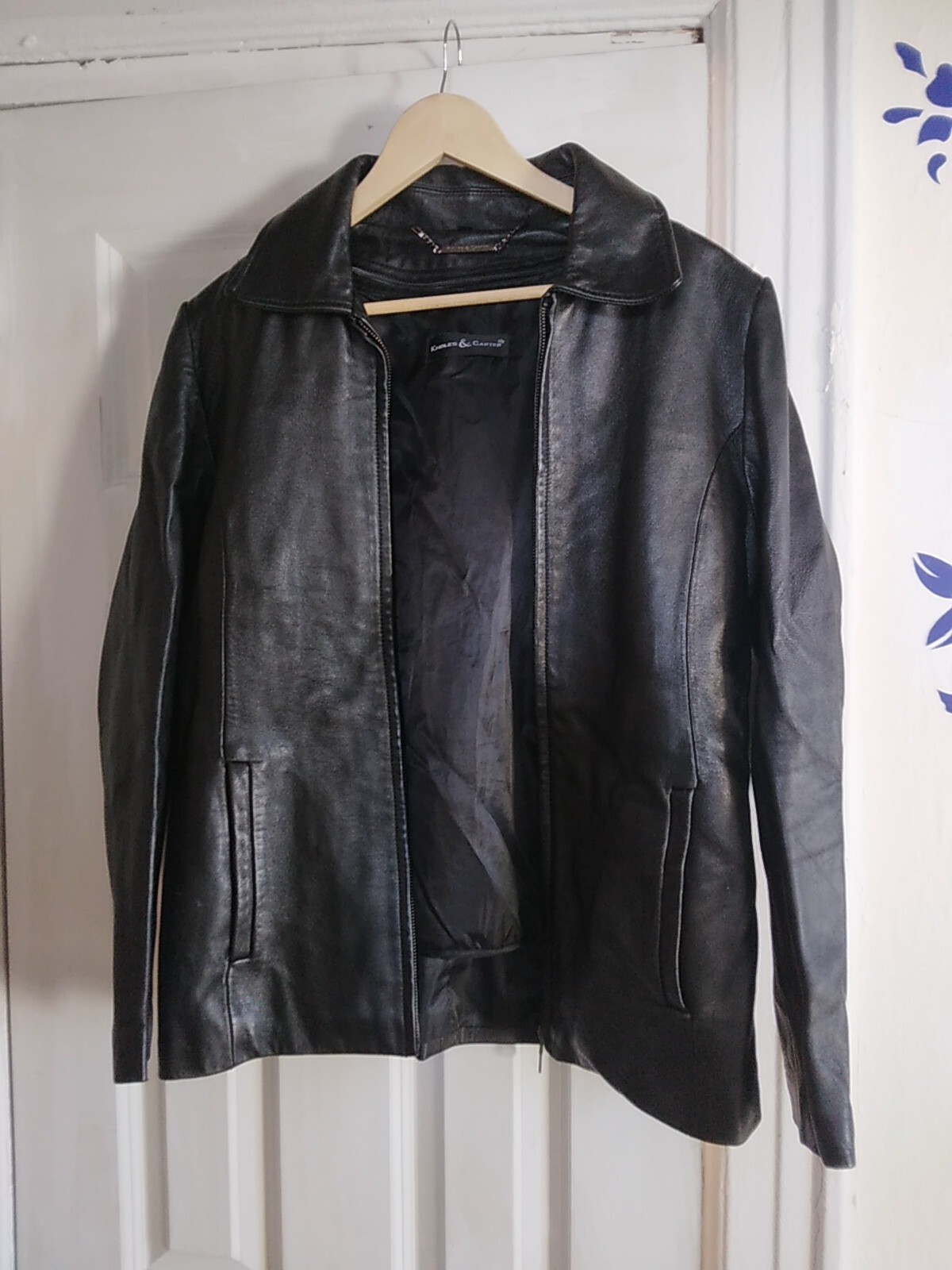 KNOLES AND CARTER LAMB SKIN LEATHER JACKET - Gem