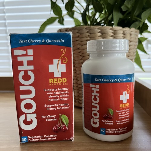Redd Remedies Gouch! - 60 Vegan Capsules - EXP 06/25 Healthy Uric Acid ...