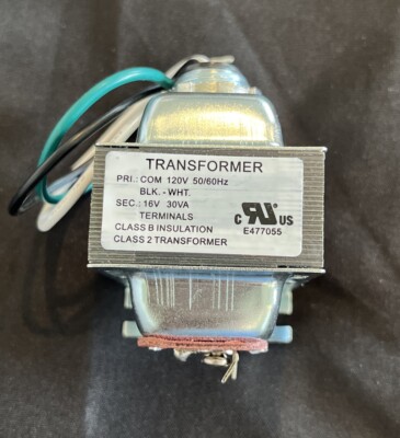 Transformer / 120V 50/60Hz ( Class B Insulation :. Class 2 Transformer ...