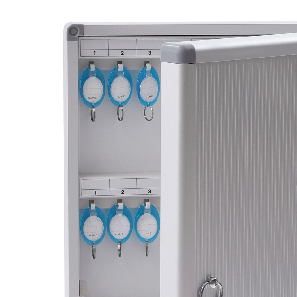 96 Key Wall Mount Storage Cabinet Lock Box Safe Car Dealership Holder ...