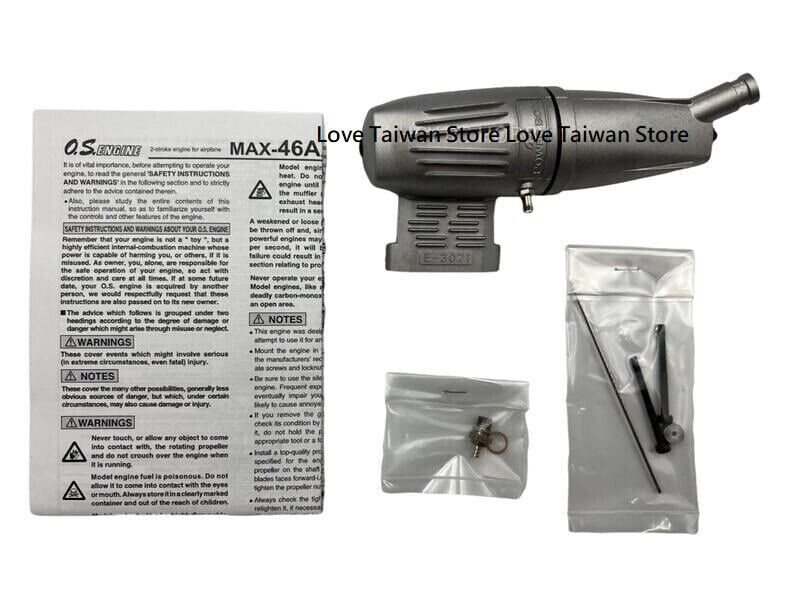 New OS O.S. MAX .46 AX II RC Airplane Engine With Muffler Two Stroke ...