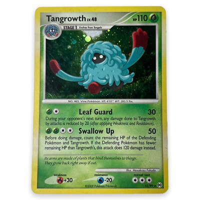 Pokémon Platinum Arceus Tangrowth Holo 10/99 Played Good Condition | eBay