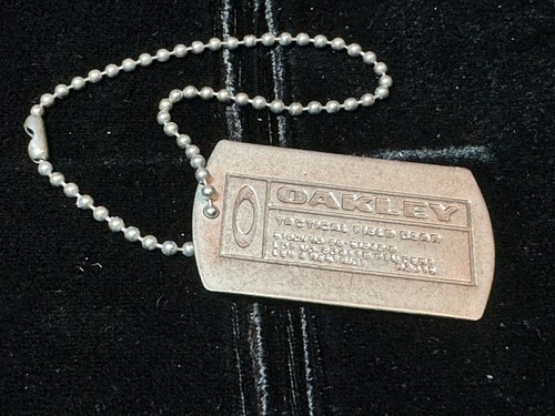 OAKLEY TACTICAL FIELD GEAR DOG TAG **VINTAGE**RARE**ICON O** | eBay